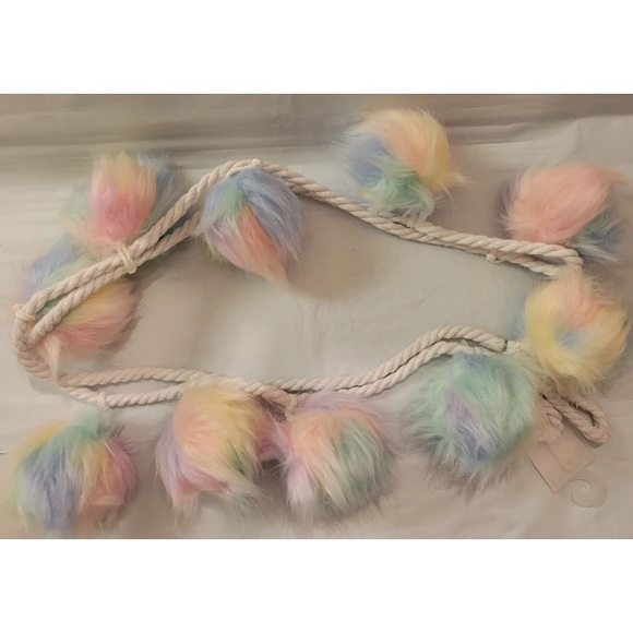 Hobby Lobby | Holiday | Hobby Lobby Pom Pom Garland Decoration Pastel ...
